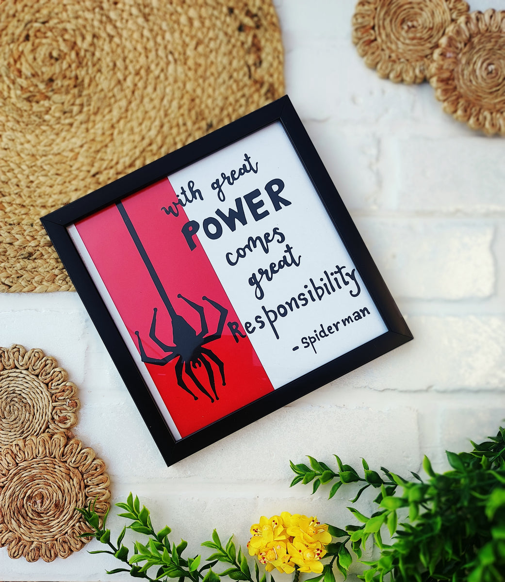 Spiderman | Big Wall Frame – VioletVibes