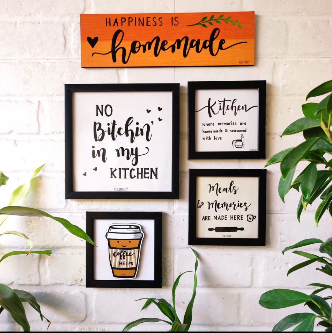 Kitchen Decor with 3D Frame | Coffee Edition | kitchen decor – VioletVibes